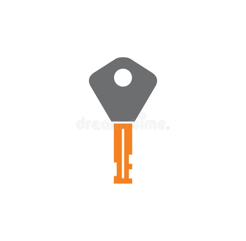 Key Icon on Background for Graphic and Web Design. Creative ...