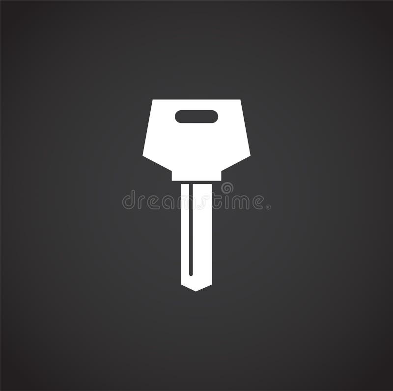 Key Icon on Background for Graphic and Web Design. Creative ...