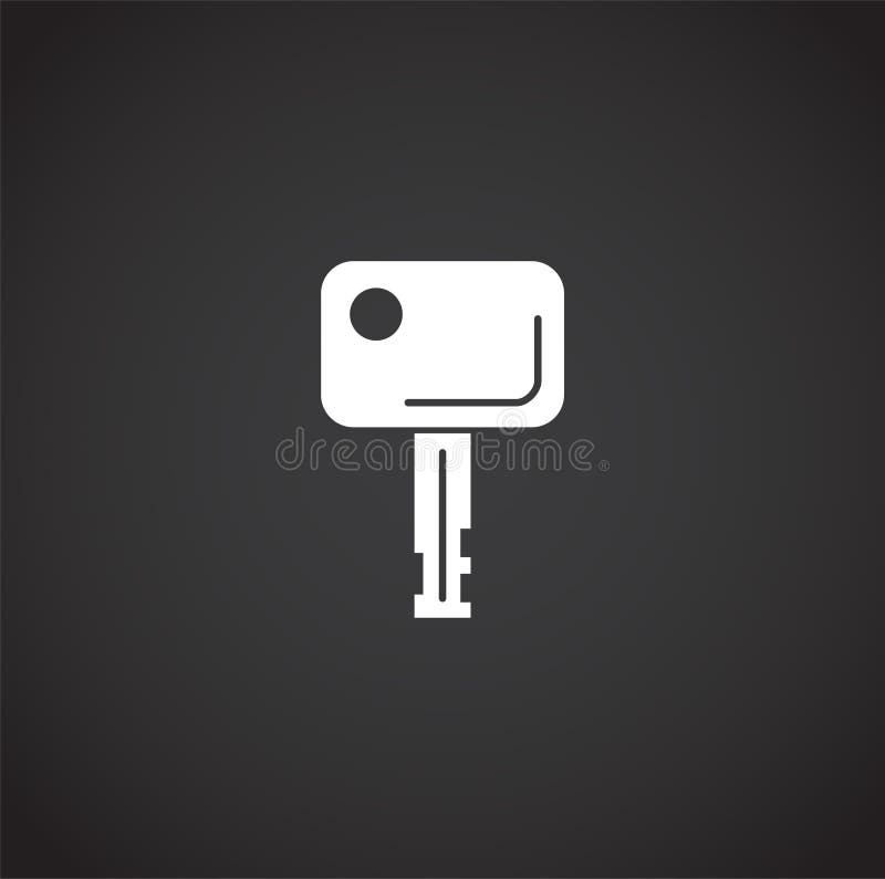 Key Icon on Background for Graphic and Web Design. Creative ...