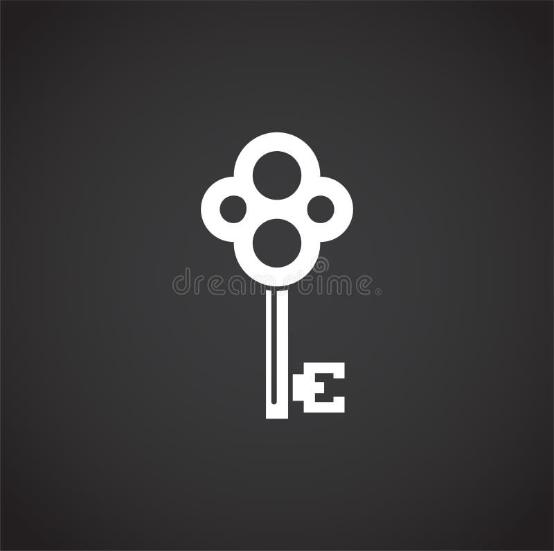 Key Icon on Background for Graphic and Web Design. Creative ...
