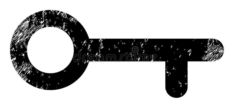 Key Scratched Icon Symbol stock vector. Illustration of register ...