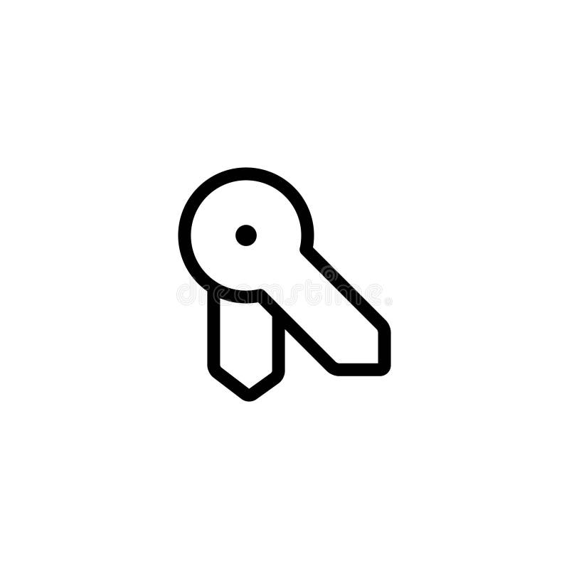 Key Icon Open Access Unlock with Key Single Icon Graphic Design Vector ...