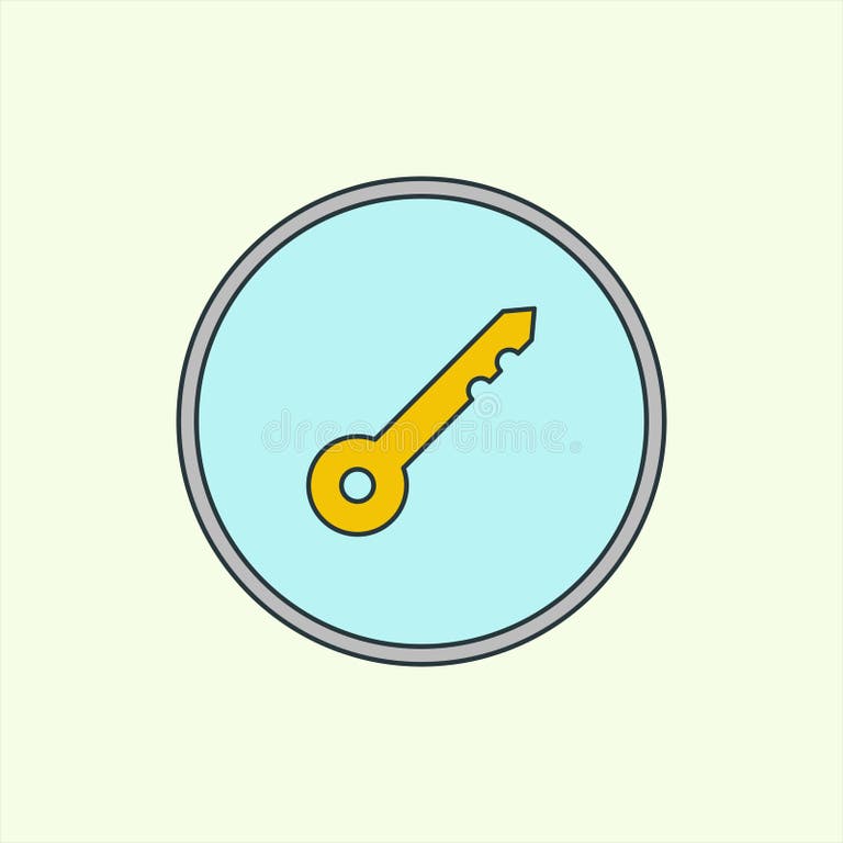 Key Icon. Icon Related To Design Elements. Suitable for Web Site, App, User Interfaces,element ...