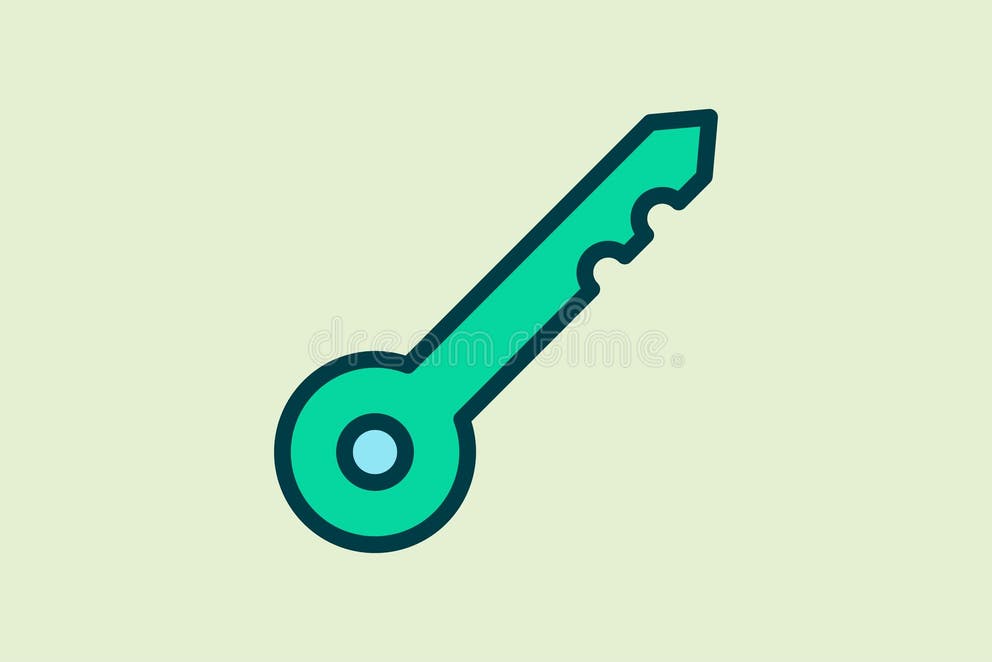 Key Icon. Icon Related To UI Elements. Suitable for Web Site, App, User Interfaces,element ...