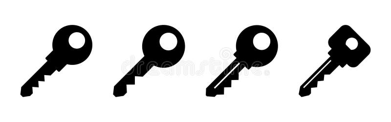 Key Icon . Key Vector Icon. Key Symbol Stock Vector - Illustration of ...