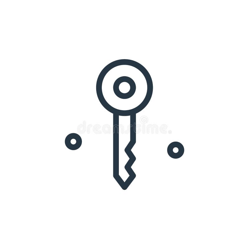 Key Icon Vector from Miscellaneous Concept. Thin Line Illustration of ...