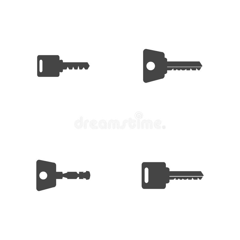 Key Icon Vector. Password Icon Stock Illustration - Illustration of ...