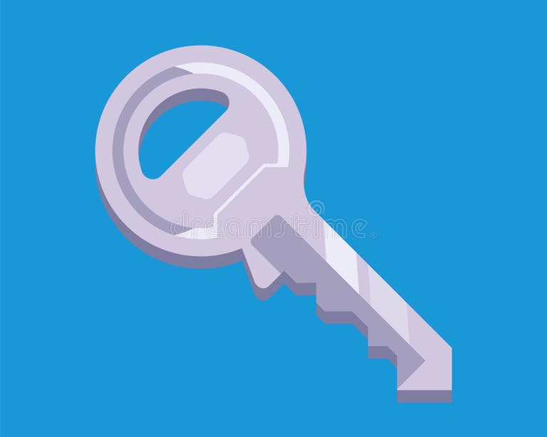 Key Icon. Key Vector Icon. Key Symbol Stock Illustration - Illustration ...