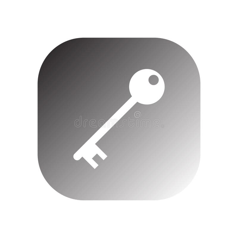 Key icon vector stock vector. Illustration of privacy - 304362929