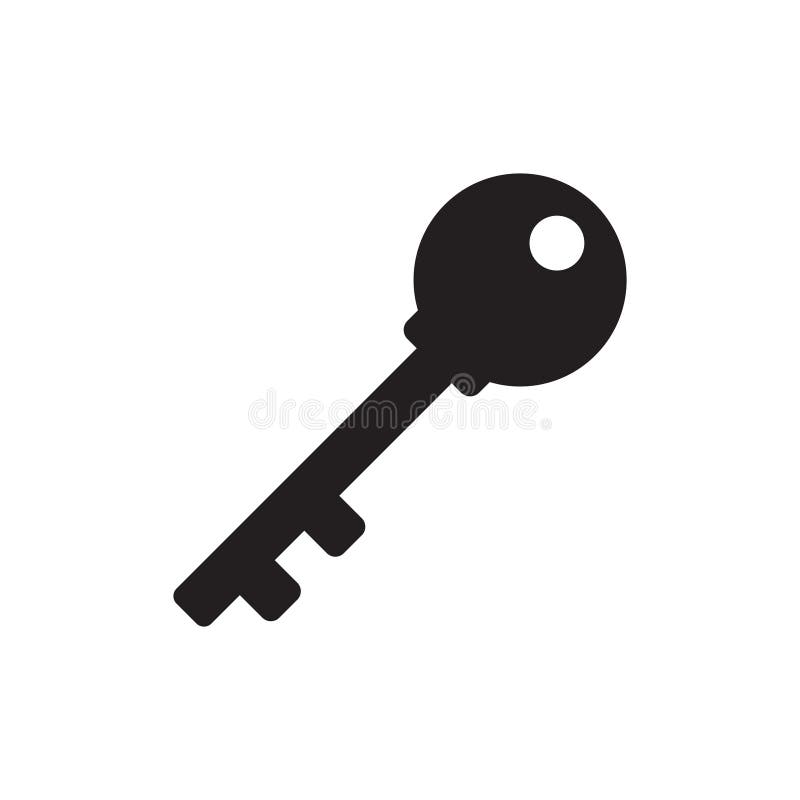 Key icon vector stock vector. Illustration of home, secure - 304362953