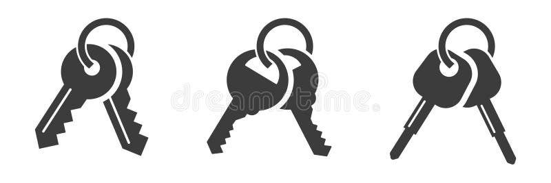 Key Icons. Bunch of Keys Icon Set. Vector Illustration Stock ...