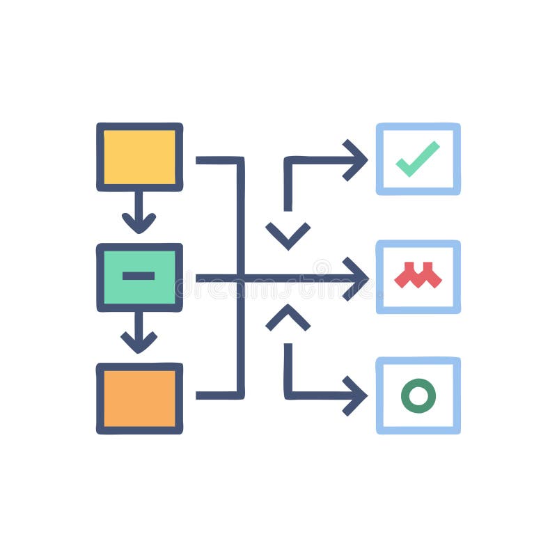 Key Icons for Value Stream Mapping Techniques Stock Vector ...
