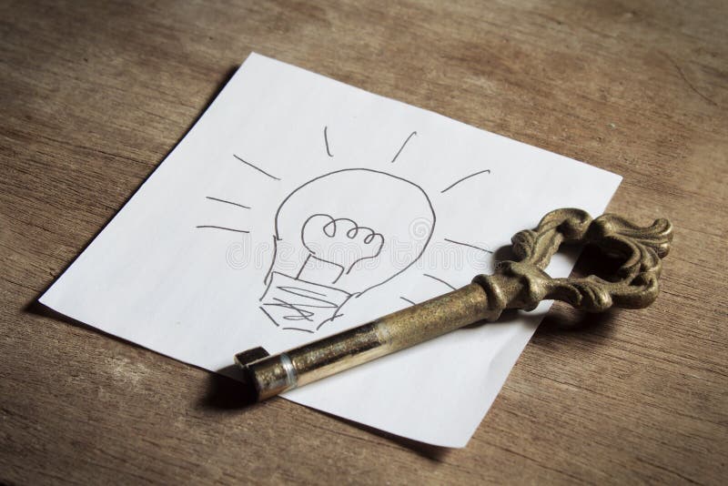 Key for idea stock photo. Image of learning, metal, education - 36199734