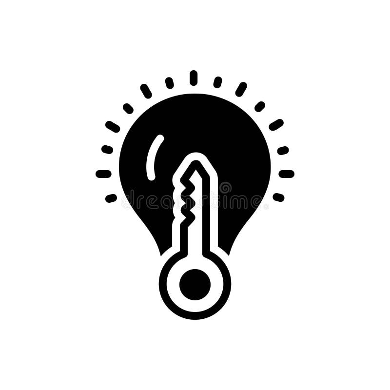 Black Solid Icon for Key Idea, Key and Secuirity Stock Illustration ...