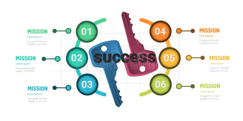 Key Infographics Design for Presentation Business Stock Vector ...