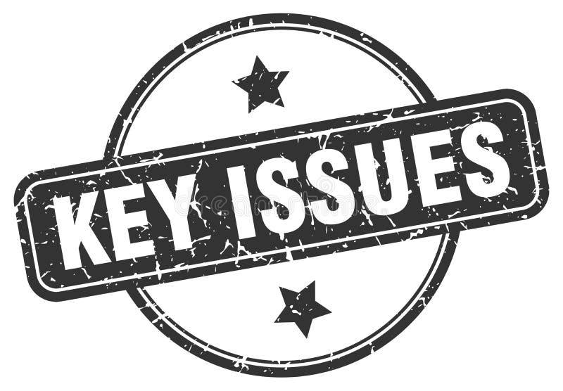 Key Issues Stamp. Key Issues Round Grunge Sign Stock Vector ...