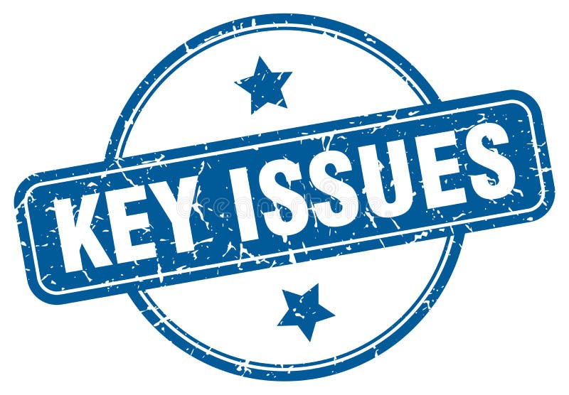 Key Issues Stamp. Key Issues Round Grunge Sign Stock Vector ...