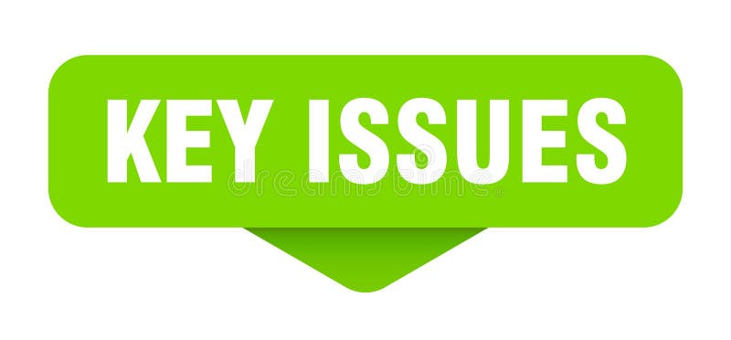 Key Issues Sticker. Key Issues Sign on Transparent Background Stock ...
