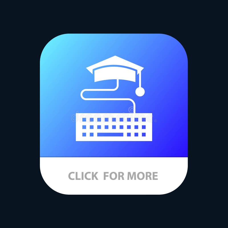 Key, Keyboard, Education, Graduation Mobile App Icon Design Stock ...