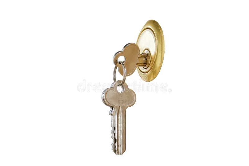 Key and keyhole stock image. Image of cylinder, house - 10957691