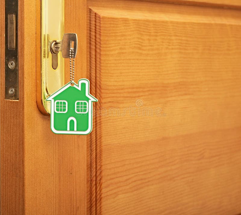 Key in keyhole stock image. Image of objects, construction - 31018365