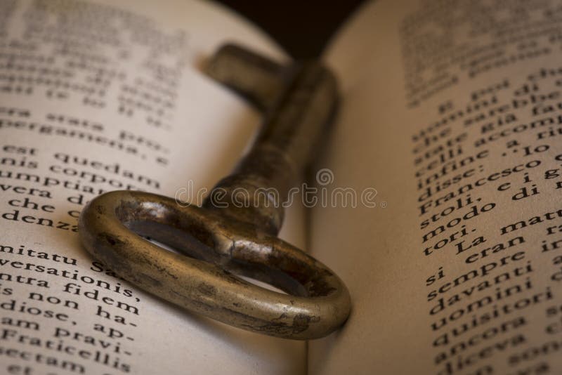 The key of knowledge stock photo. Image of learning, knowledge - 39664550