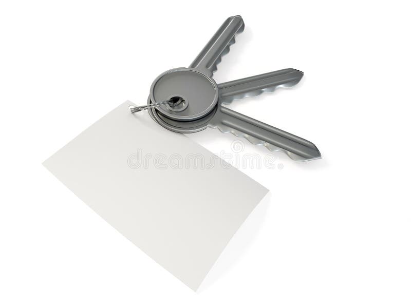 Key with label stock illustration. Illustration of copy - 15199784