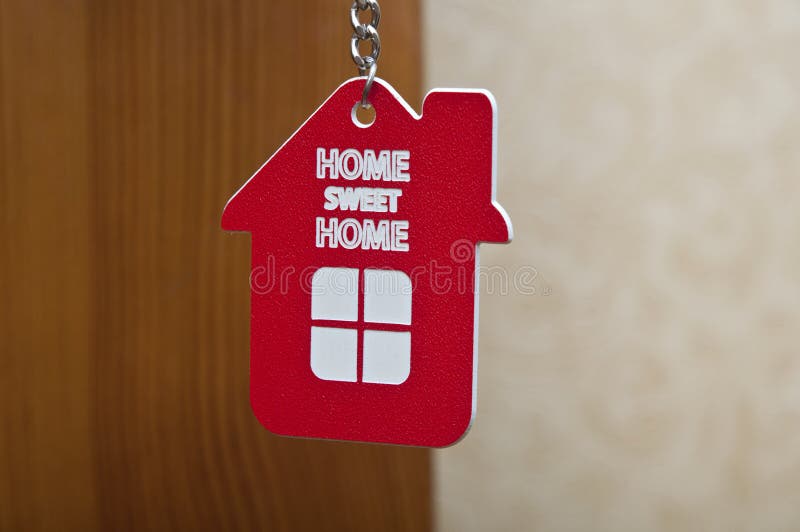 Key with label home stock image. Image of security, creative - 45576227