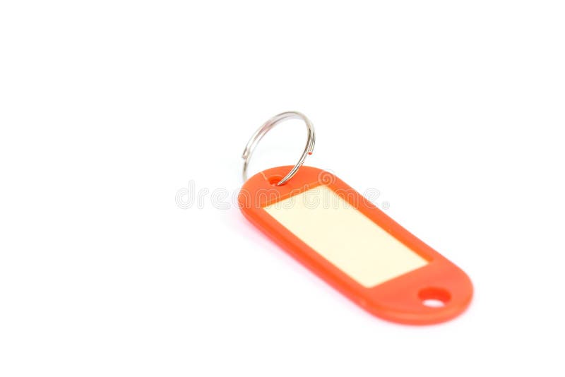 Key label with ring stock image. Image of access, yellow - 47495595