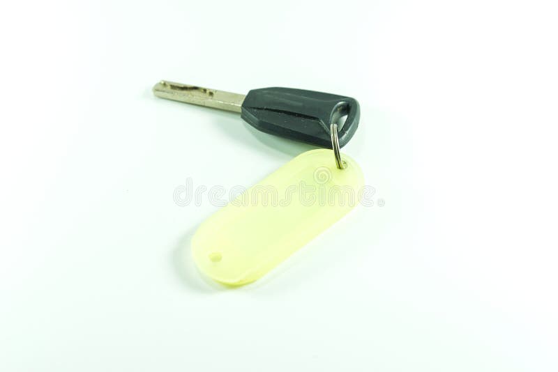 Key with label tag stock photo. Image of render, plastic - 77633520