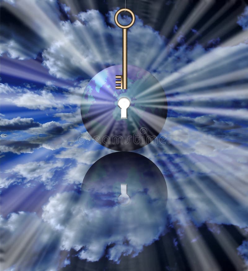 Key of Light stock illustration. Illustration of reflect - 849529