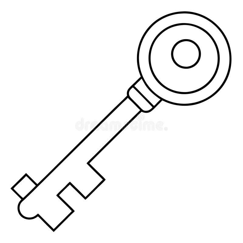 Key Line art stock illustration. Illustration of pick - 343188143
