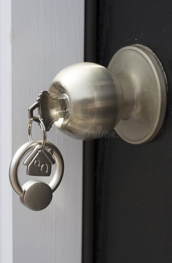 Key and lock stock photo. Image of secure, neighborhood - 2163364