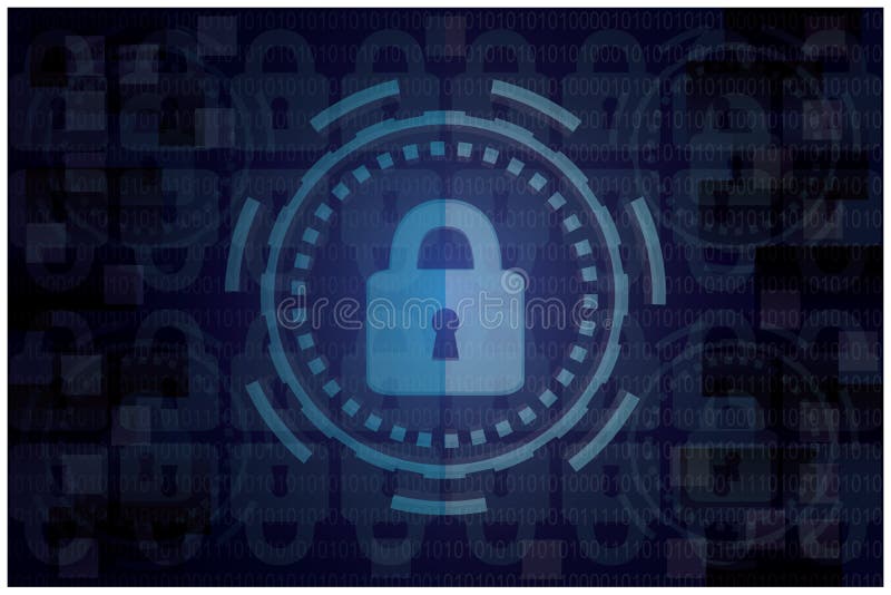 The key lock with code stock vector. Illustration of code - 207670686