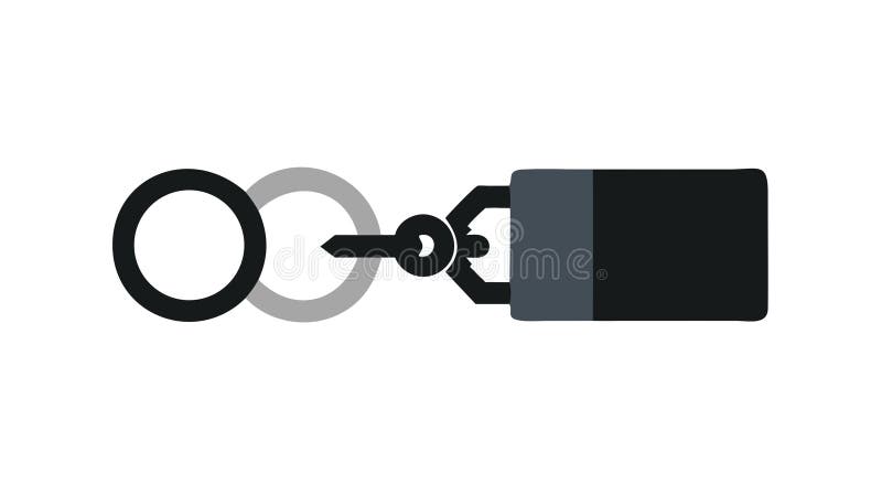 Key and Lock Connection Icon Representing Security and Access, Vector Design Generative AI Stock ...