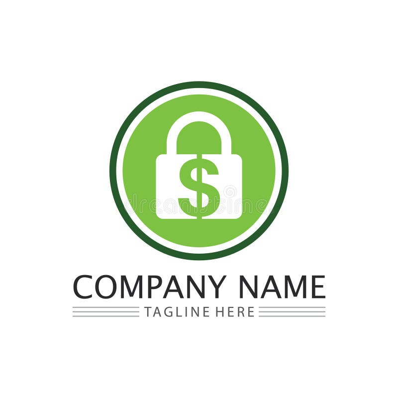 Key and Lock Icon Padlock Logo and Symbol Vector Design Stock ...