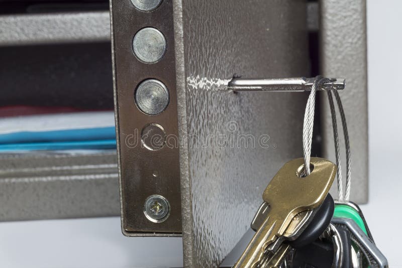 Key in Lock Safety Deposit Box Stock Photo - Image of lock, abstract ...