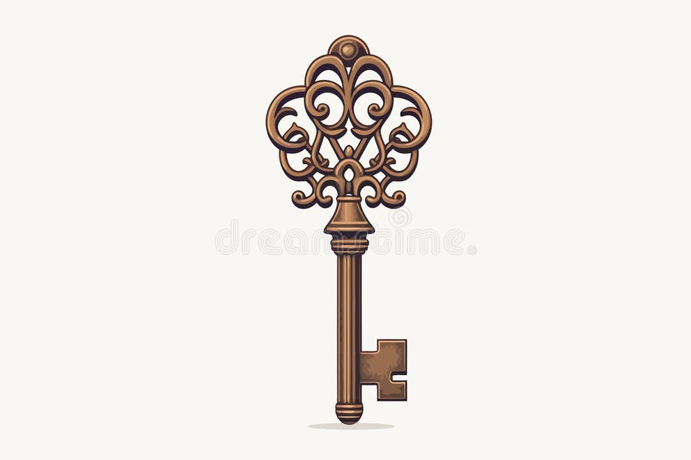 Key and Lock Vector Flat Minimalistic Isolated Vector Style ...