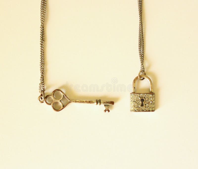 Key and lock stock photo. Image of jewellery, opening - 89973250