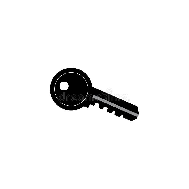 Key logo icon vector stock illustration. Illustration of pictogram ...
