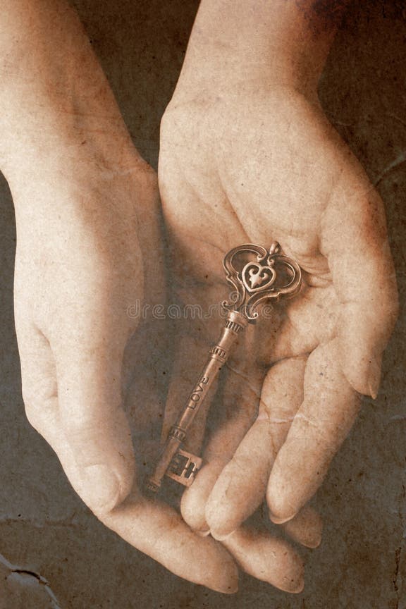 The key of love stock image. Image of engraved, love, feelings - 4126897