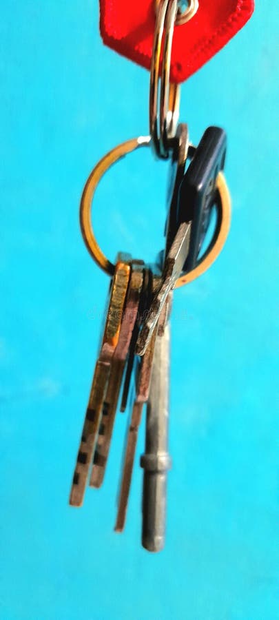 A Key Made of Real Iron Hangs on the Wall Stock Image - Image of hangs ...