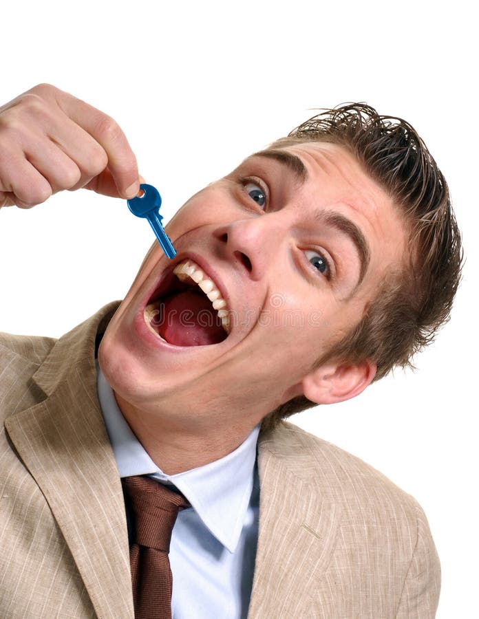 Key man. stock image. Image of security, happy, idea - 31010011