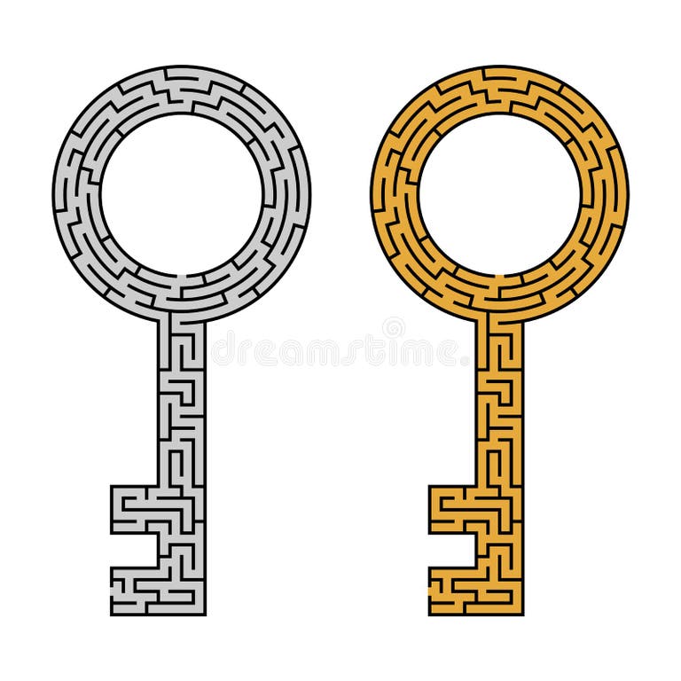 Key Maze Stock Illustrations – 3,738 Key Maze Stock Illustrations ...