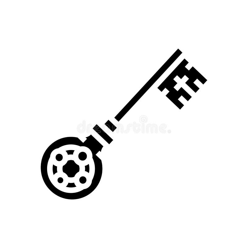 Key Medieval Glyph Icon Vector Illustration Stock Vector - Illustration ... Key Medieval Glyph Icon Vector Illustration Stock Vector - Illustration ...