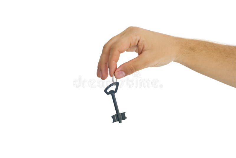 Key in a men s hand stock image. Image of moving, person - 11175371