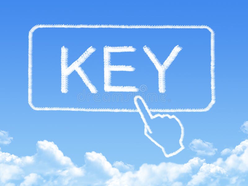 Key message cloud shape stock illustration. Illustration of consultant ...