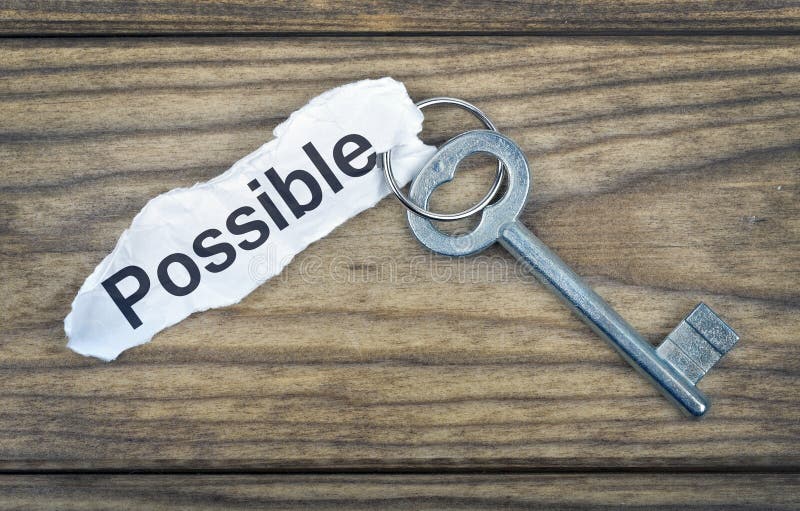 Key with message possible stock image. Image of door - 75087327