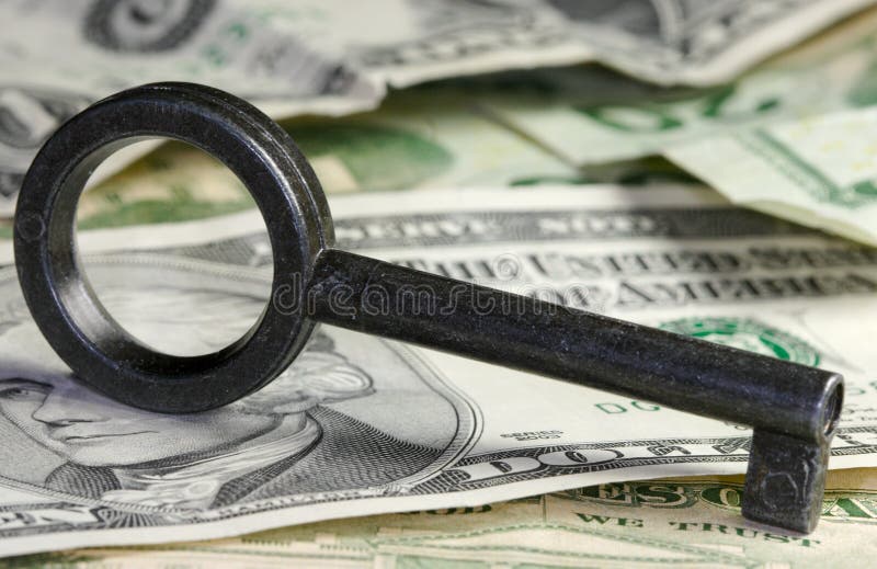 Key & Money stock photo. Image of door, success, dollars - 464398