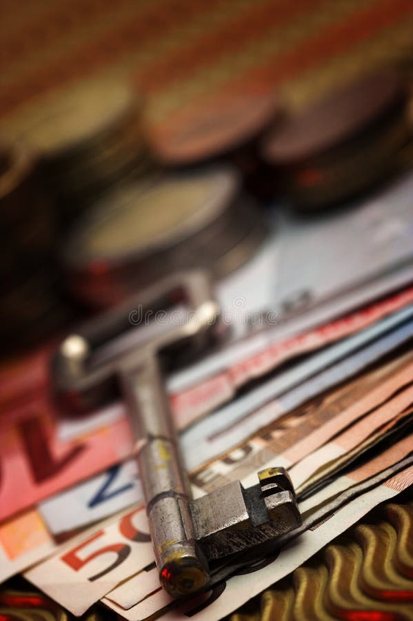 Key and money stock image. Image of invest, copper, concept - 7118443